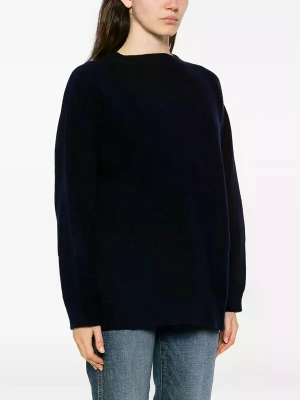 NICHOLSON & NICHOLSON Wavy Crew-neck Sweater
