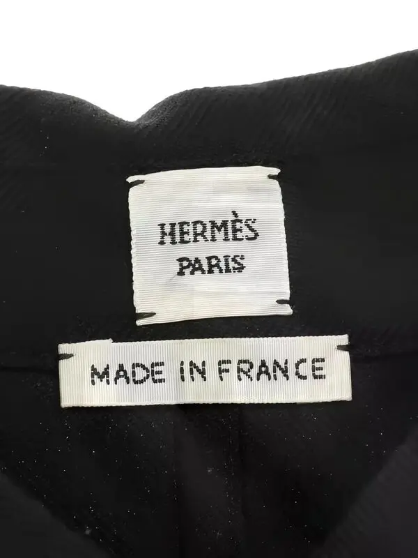 Hermès 2010s Shirt-style Wool Dress