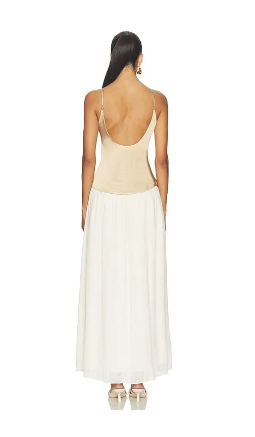 Solid & Striped The Talulla Dress In Woven Satin