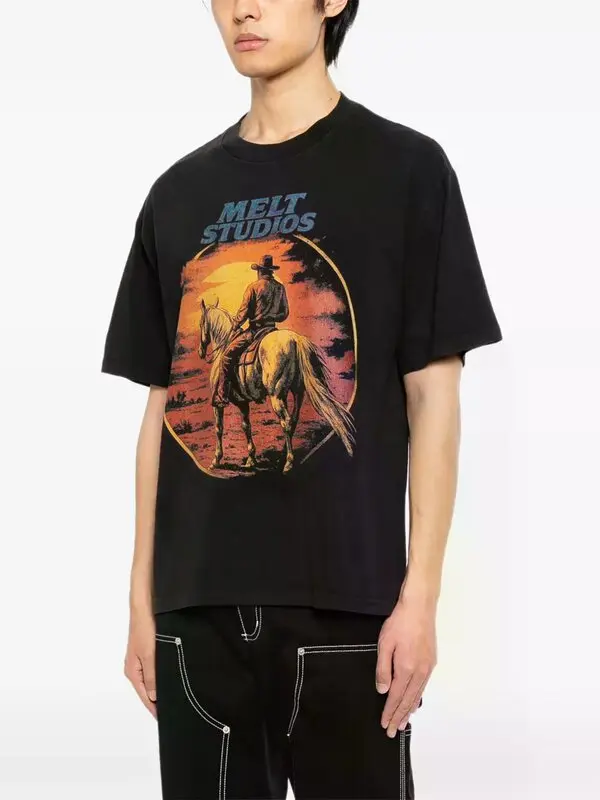 MELT Round-neck Printed T-shirt