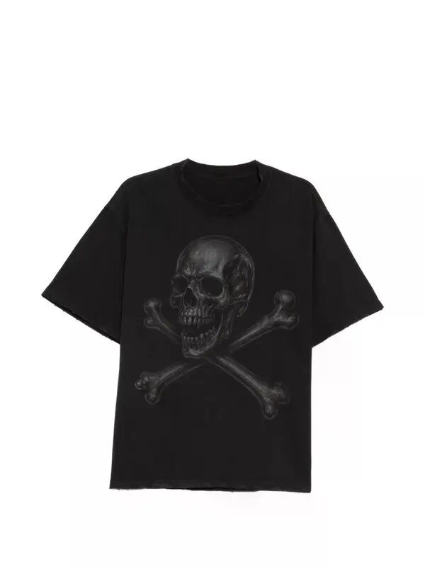 WARMAN Skull Printed T-shirt
