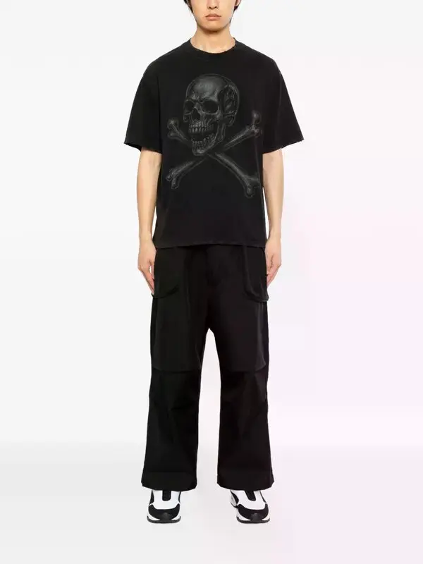 WARMAN Skull Printed T-shirt