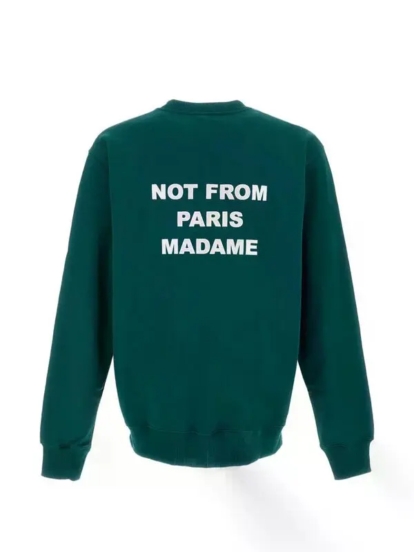 Drole De Monsieur Crew-neck Sweatshirt - Green