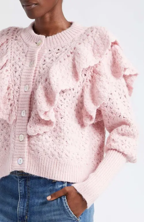 Farm Rio Ruffle Cardigan