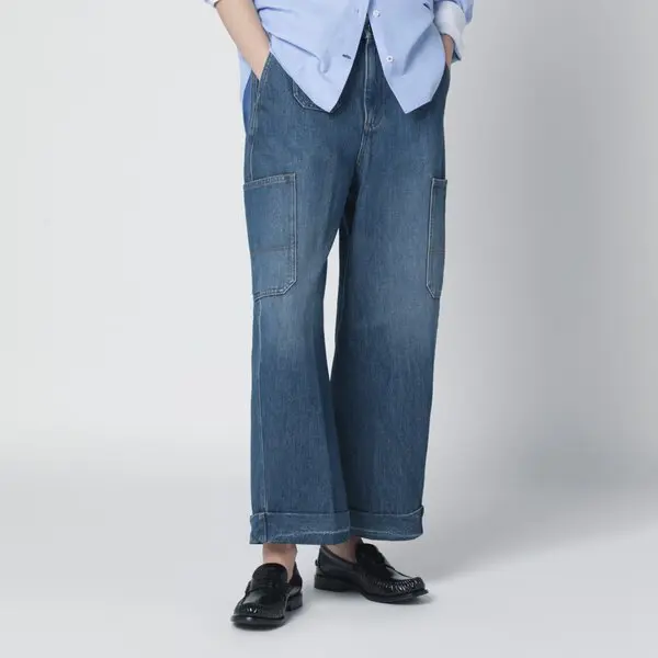 Givenchy Cropped Cocoon Cargo Jeans