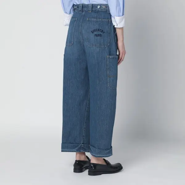 Givenchy Cropped Cocoon Cargo Jeans