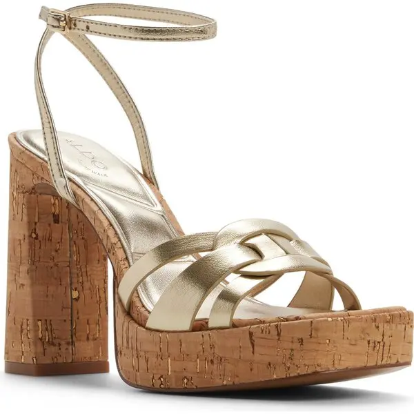 Aldo Beverlyanne Platform Sandal - Champagne