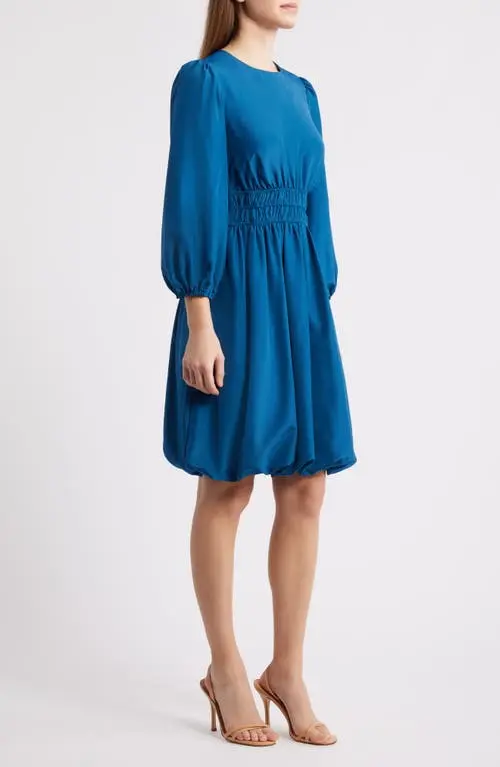 Eliza J Fit & Flare Crepe Dress