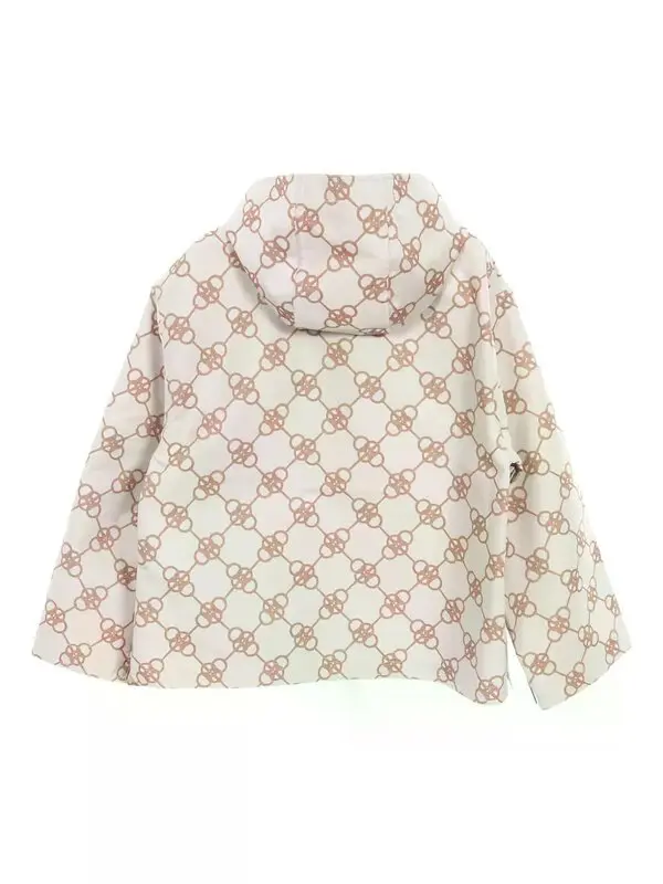 Hermès 2010s Patterned Hooded Jacket