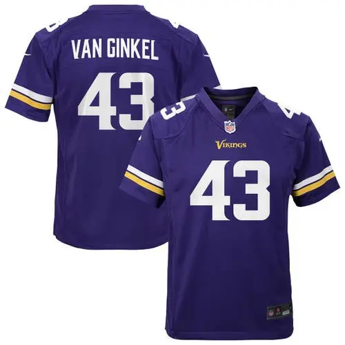 Nike Youth Andrew Van Ginkel Minnesota Vikings Youth - Purple