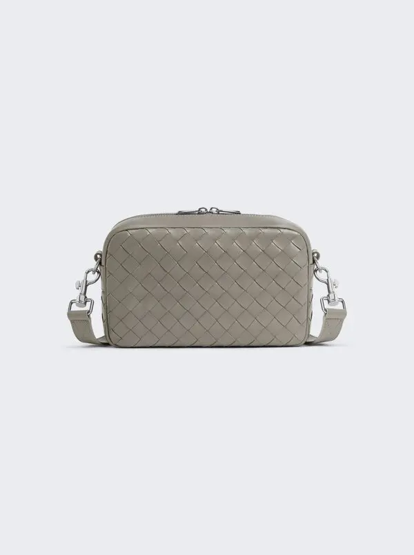 Bottega Veneta Intrecciato Camera Bag - Grey