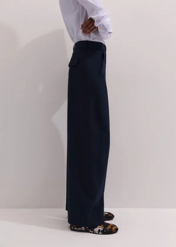 ME+EM Textured Extreme Tapered Trousers