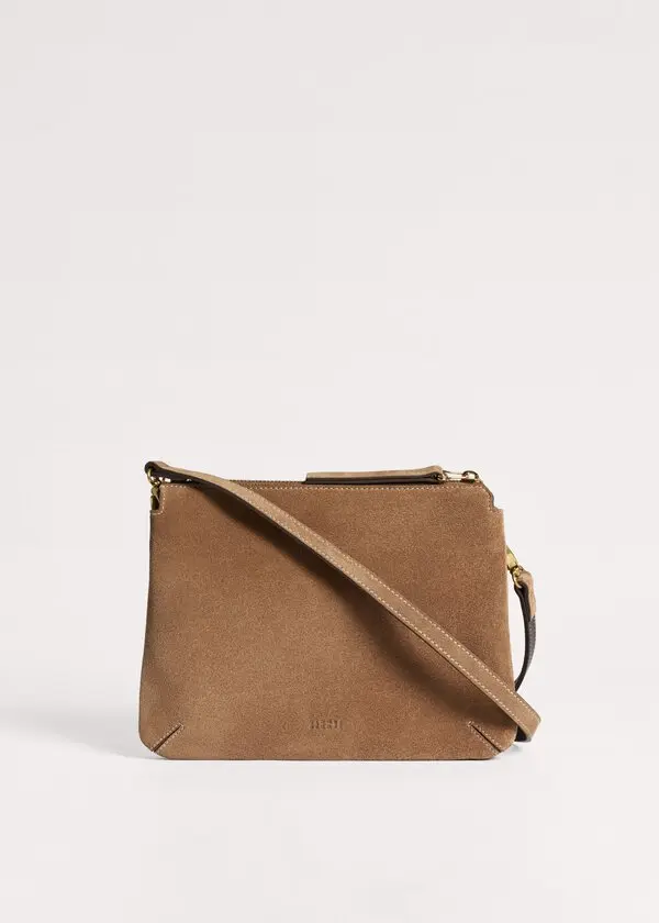 ME+EM Double Pouch Crossbody Bag - Hazelnut