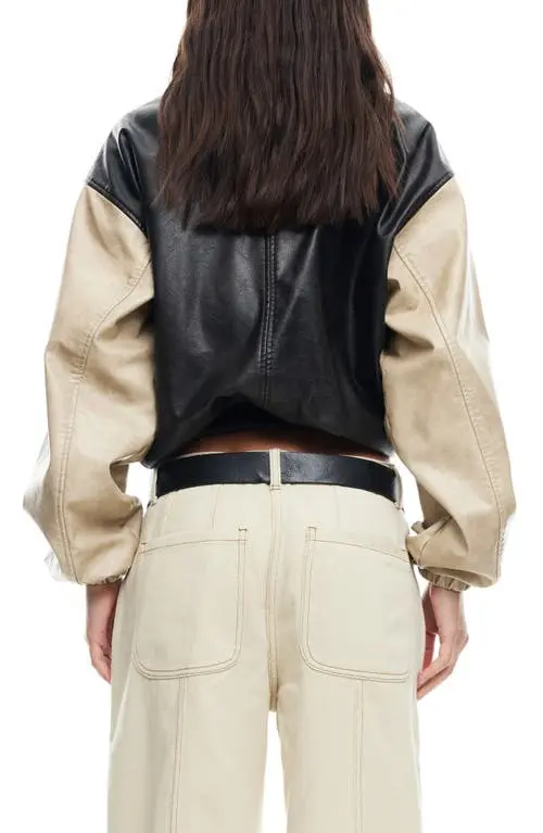 Lioness Nirvana Faux Leather Bomber Jacket
