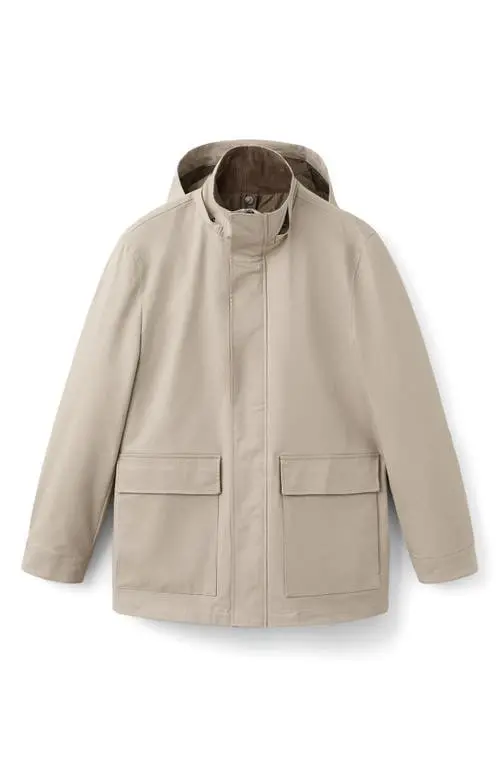 Mango Twill Parka With Removable Hood