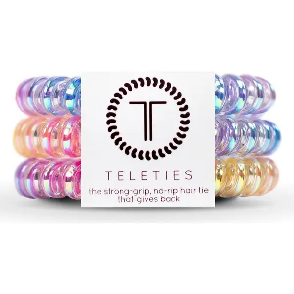 TELETIES Coil Hair Ties - Eat Gltter For Breakfast