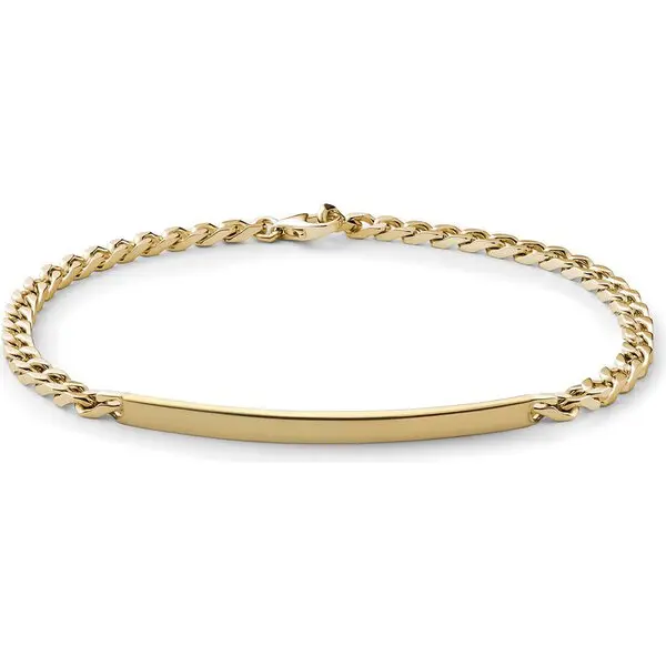 Miansai Id Chain Bracelet - Gold Vermeil Polished
