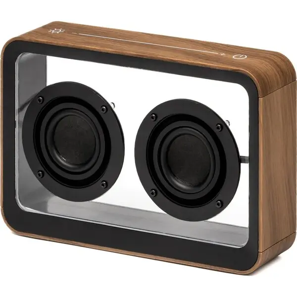 GINGKO Mage See-through Bluetooth Speaker - Walnut