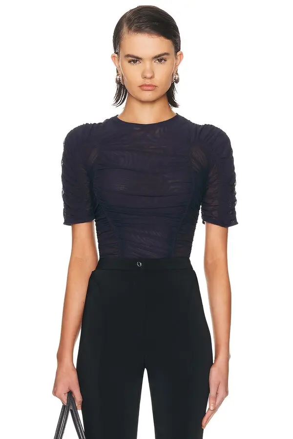 MUGLER Short Sleeve Top