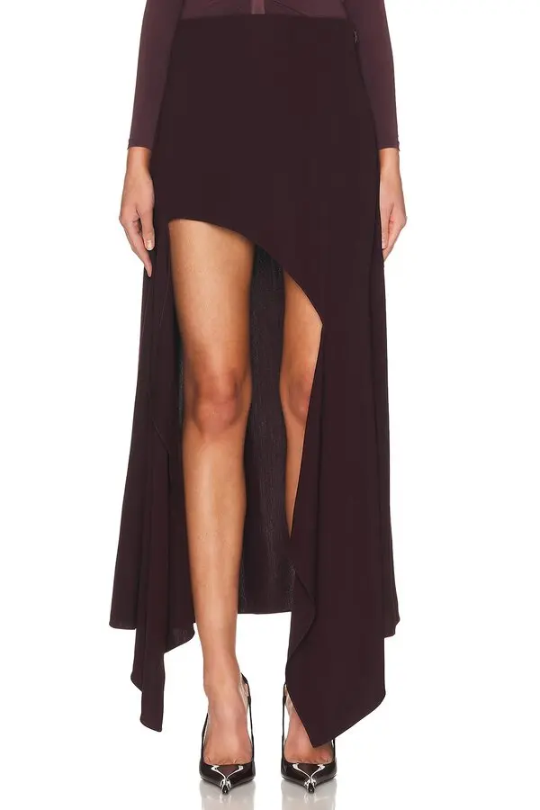 MUGLER Asymmetrical Skirt