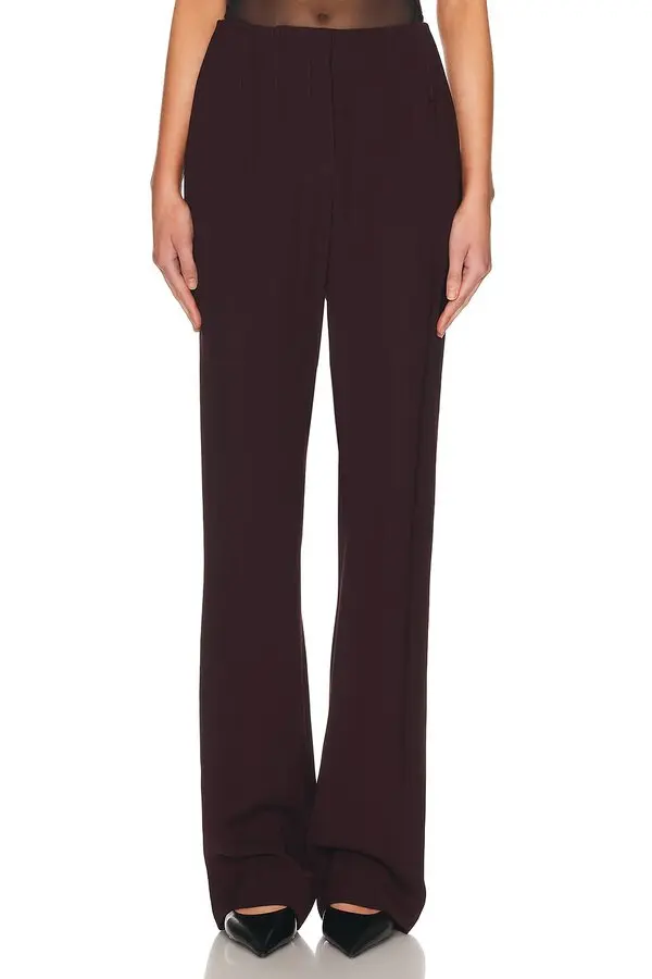 MUGLER High-waisted Wide Leg Pants