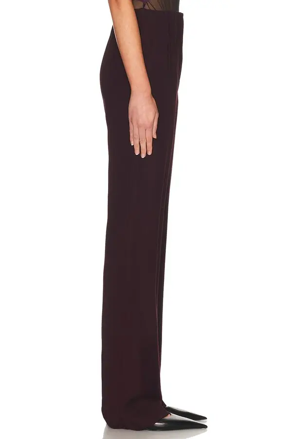 MUGLER High-waisted Wide Leg Pants