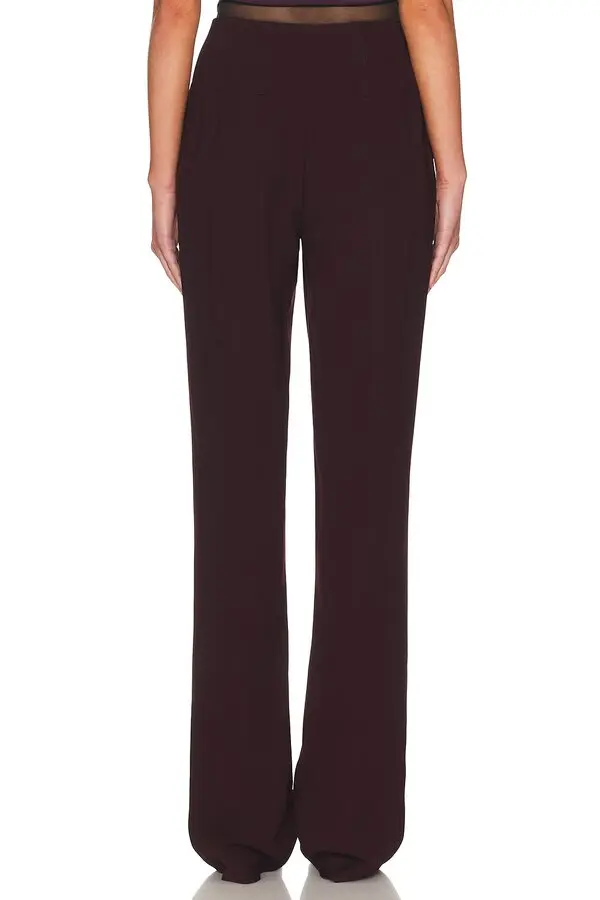MUGLER High-waisted Wide Leg Pants