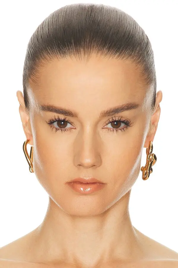 Givenchy Chain Link Asymmetrical Earrings