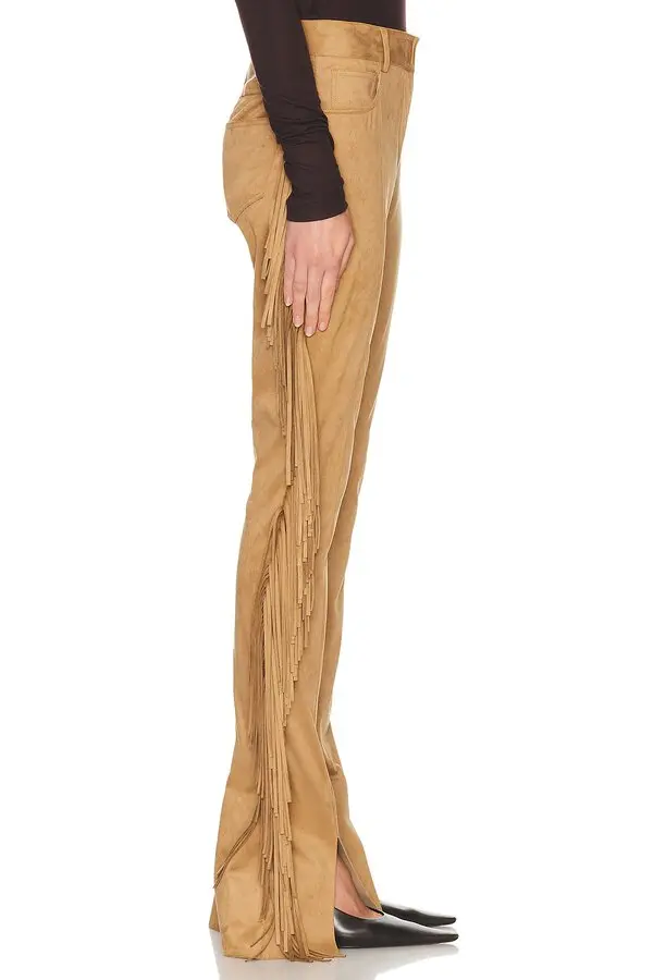 Norma Kamali Fringe Spat Pant