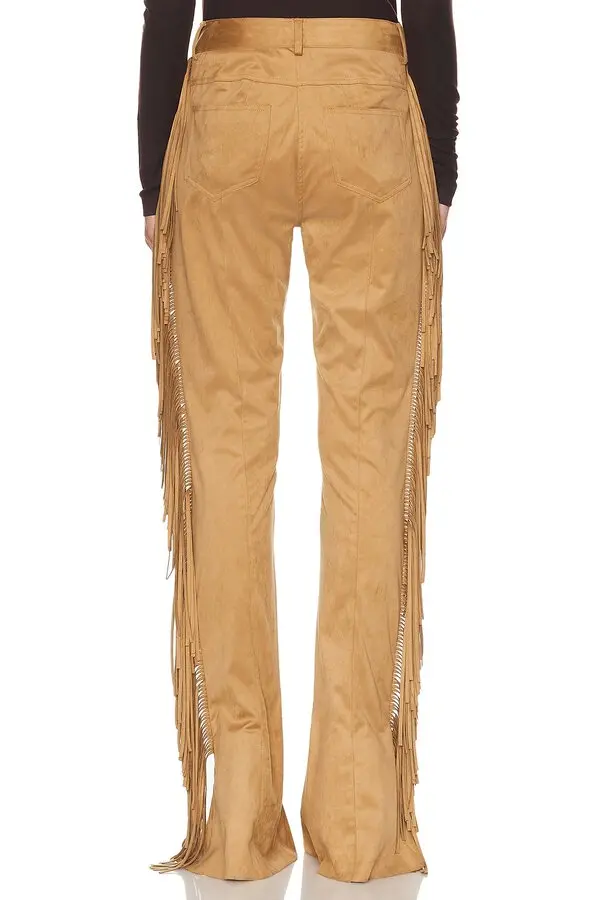 Norma Kamali Fringe Spat Pant