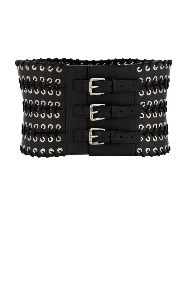 LUDOVIC DE SAINT SERNIN Show Belt - Black Matte