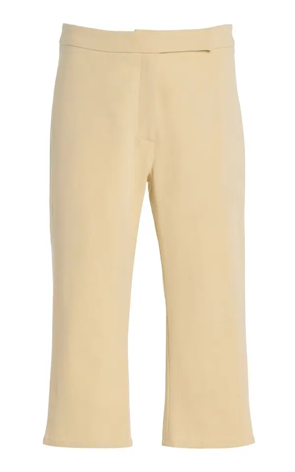 ALFIE Stretch-cotton Capri Pants - Neutral