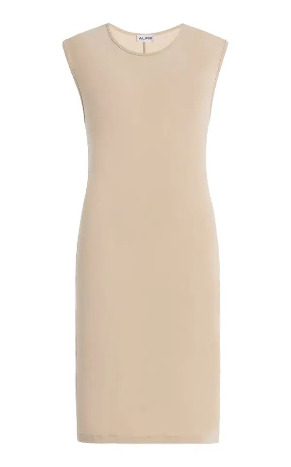 ALFIE Stretch-bamboo Mini Dress - Neutral
