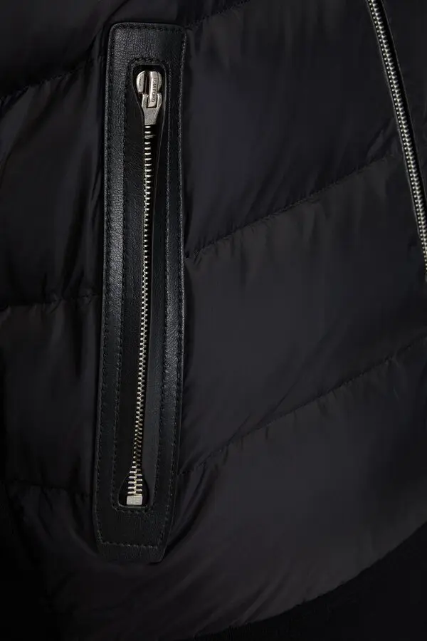 TOM FORD Quilted Shell And Knitted Down Jacket - Black