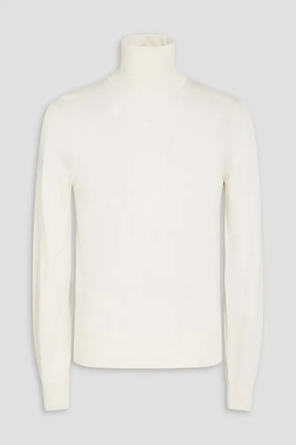 TOM FORD Cashmere And Silk-blend Turtleneck Sweater - Ivory