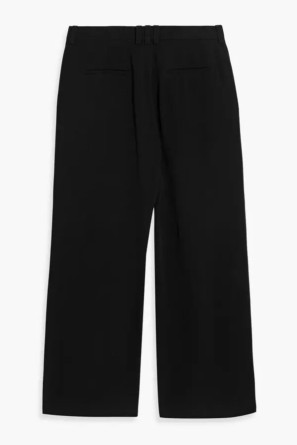 Balmain Crepe Wide-leg Pants