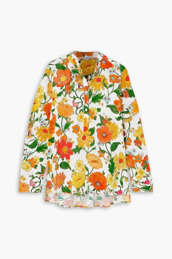 Stella McCartney Floral-print Twill Shirt