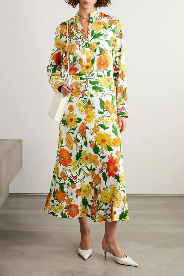 Stella McCartney Floral-print Twill Shirt