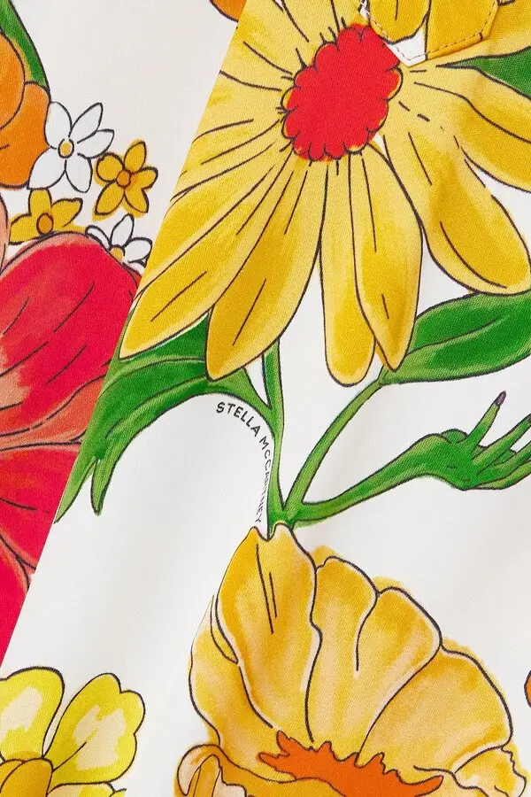 Stella McCartney Floral-print Twill Shirt