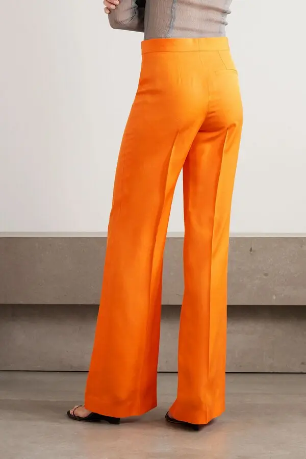 Stella McCartney Lenzing™ Ecovero™ Wide-leg Pants - Orange