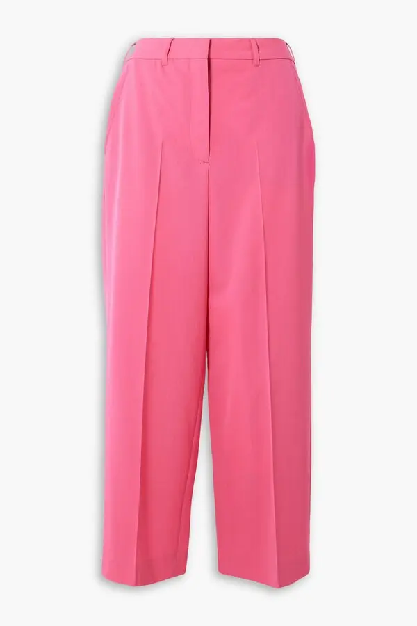 Stella McCartney Cropped Stretchwool Straight-leg Pants