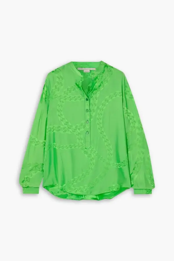 Stella McCartney Satin-jacquard Shirt