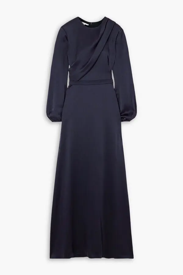 Stella McCartney Draped Duchess Satin Gown