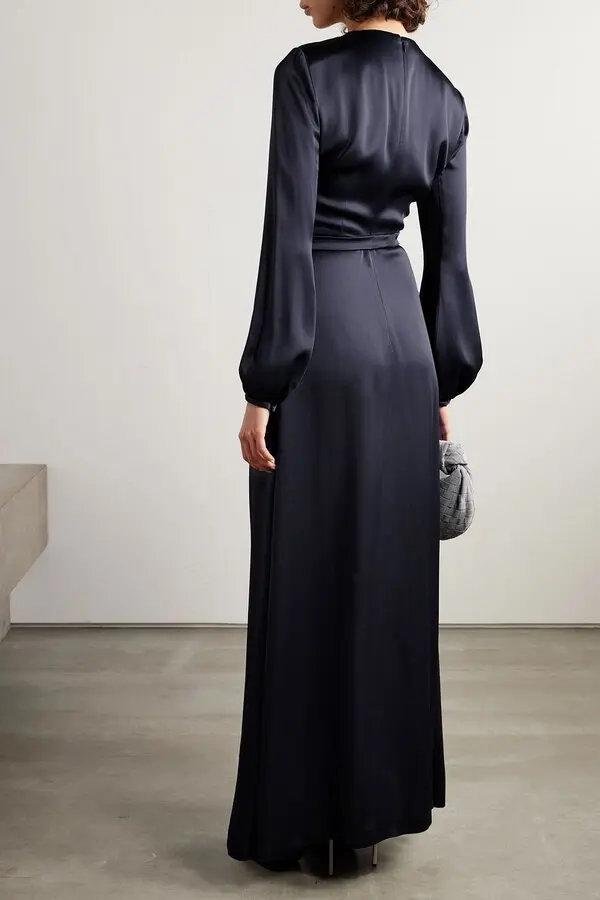 Stella McCartney Draped Duchess Satin Gown