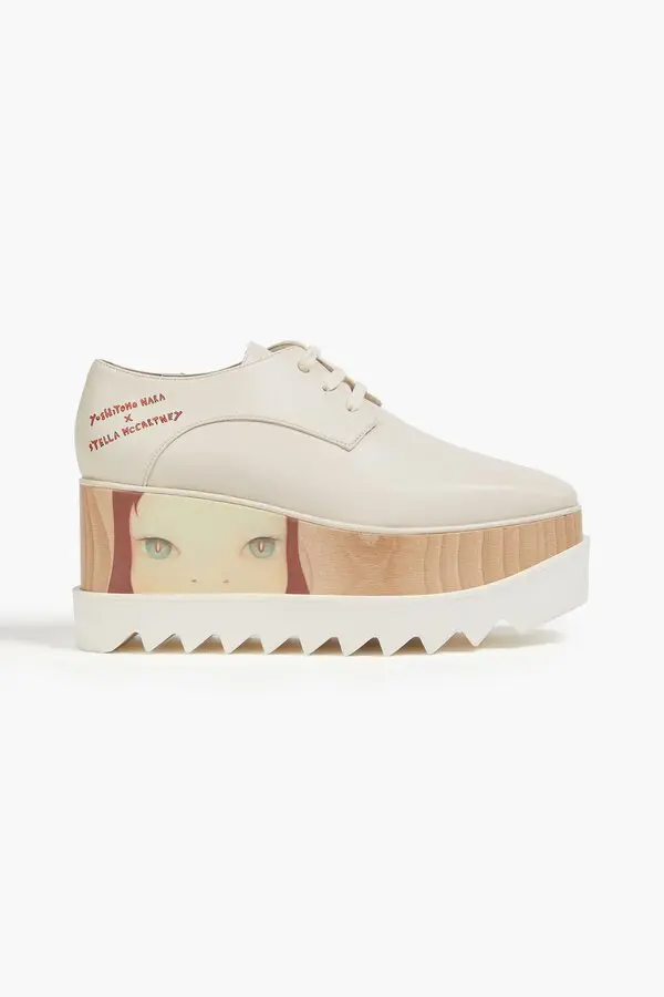Stella McCartney Yoshimoto Nara Elyse Platform Brogues