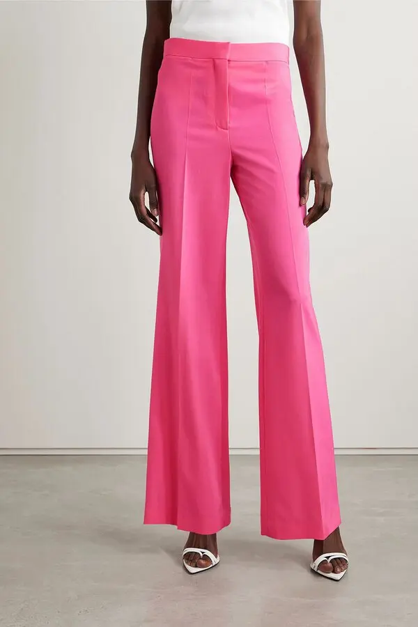 Stella McCartney Wide-leg Wool-blend Twill Pants