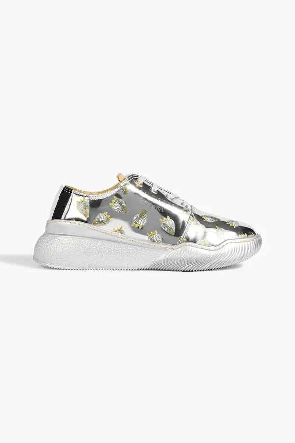 Stella McCartney Printed Mirrored Sneakers