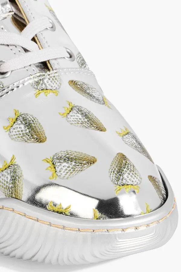 Stella McCartney Printed Mirrored Sneakers