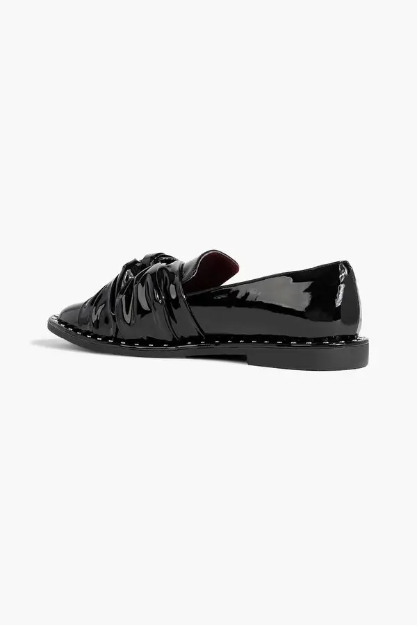 Stella McCartney Falabella Twisted Glossed Loafers