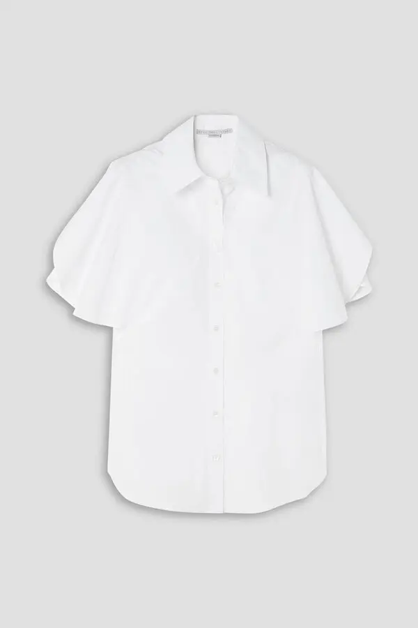 Stella McCartney Paneled Cotton-poplin Shirt